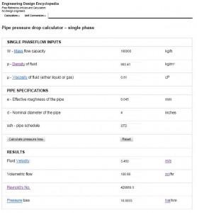 Line sizing calculations - EnggCyclopedia