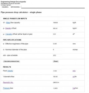 Line sizing calculations - EnggCyclopedia