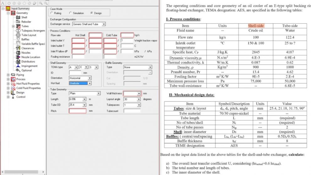 Heat exchanger design software - EnggCyclopedia